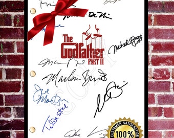 The Godfather Part 2 Movie Script Signed Screenplay - Etsy