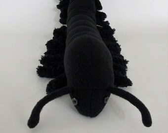 Giant African Millipede Plush, Millipede Toy, Plush Bug, Plush Insect ...