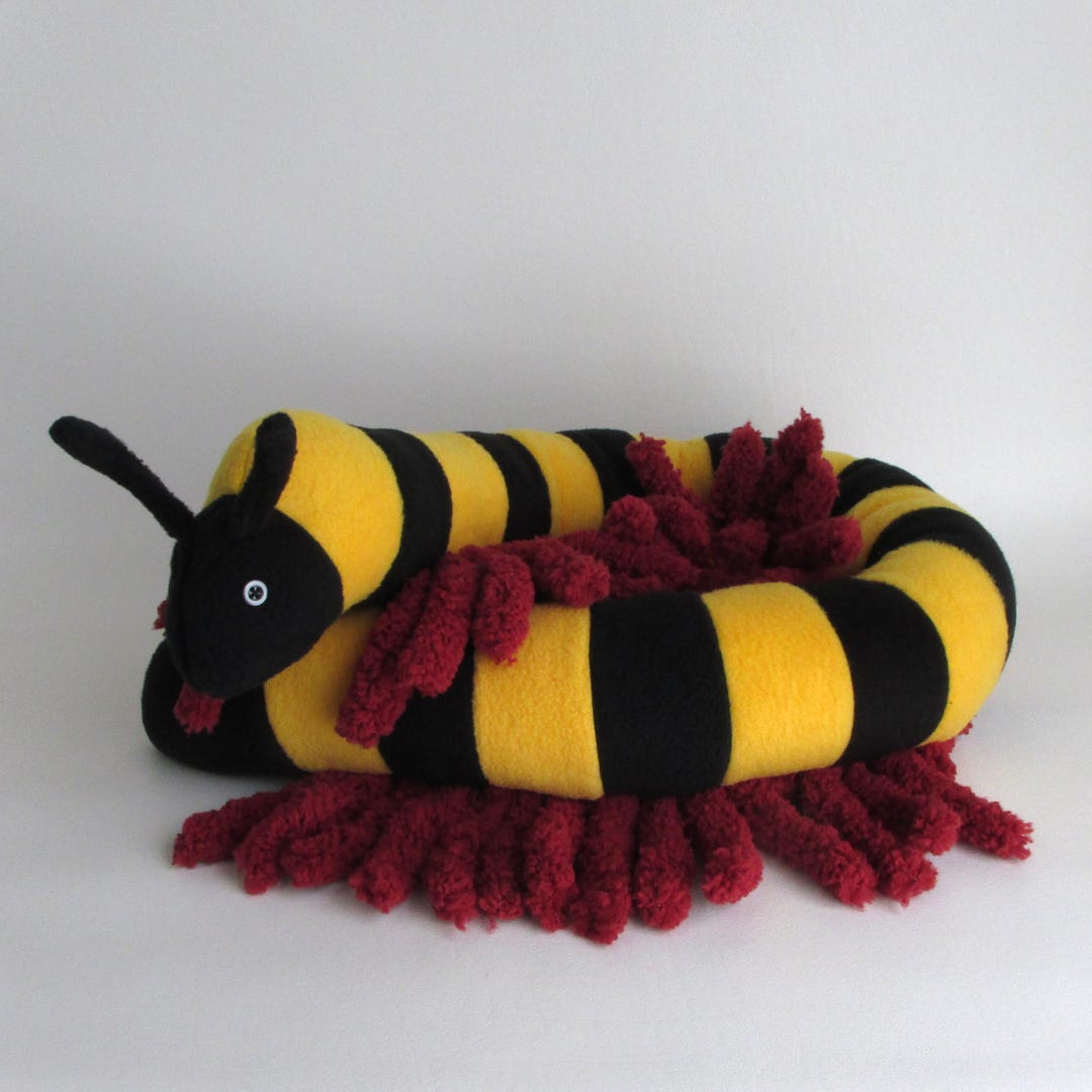 Giant Bumblebee Millipede Plush - Etsy