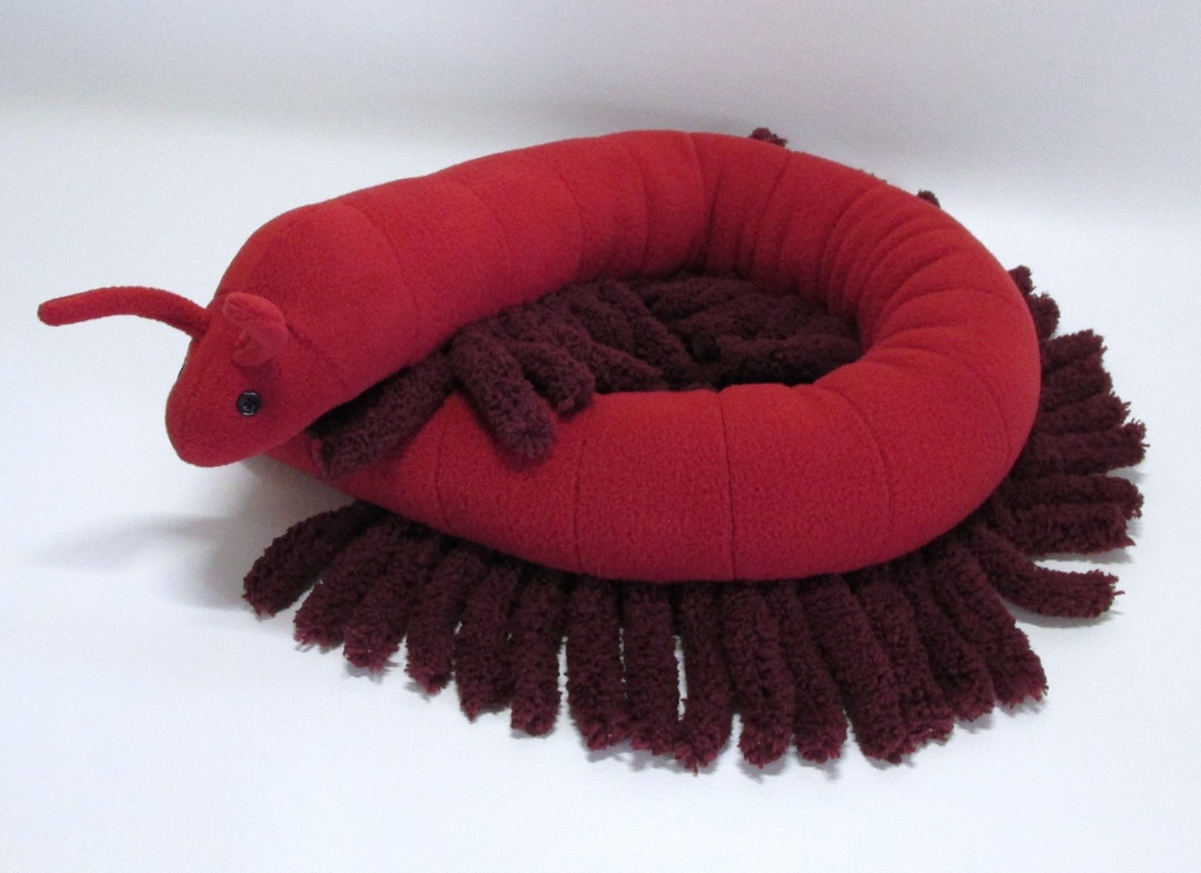 Scarlet Millipede Plush - Etsy