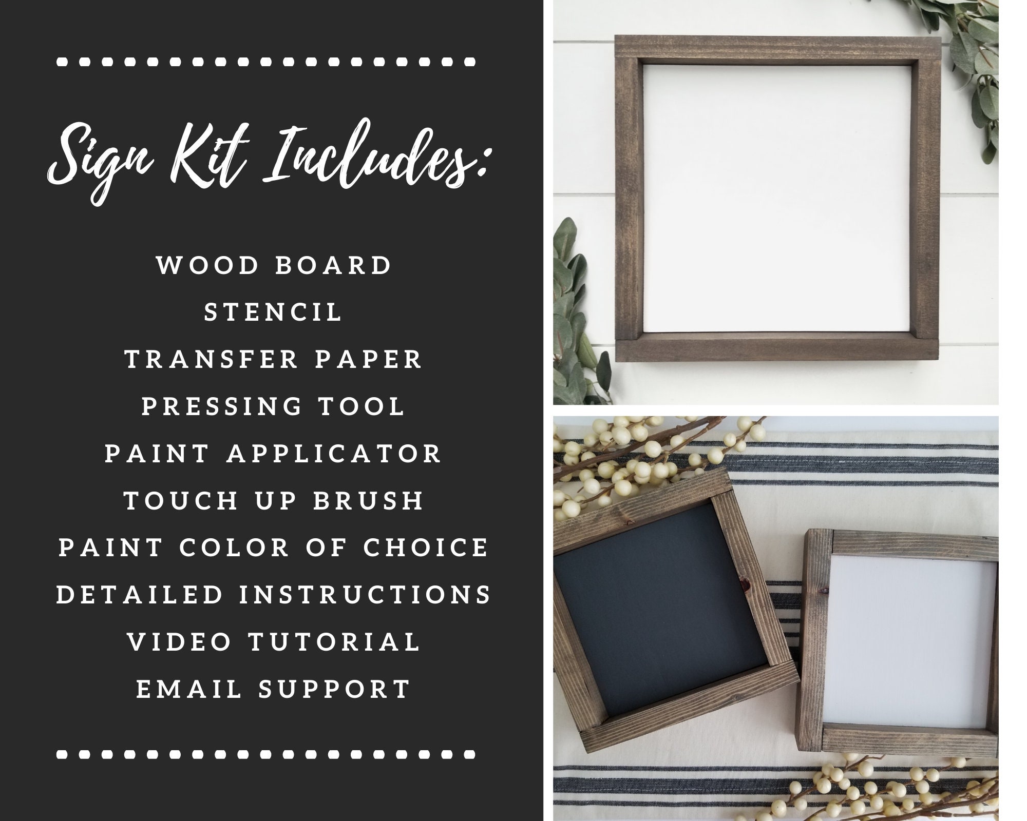 Wood Sign Craft Kits at Amanda Edmondson blog
