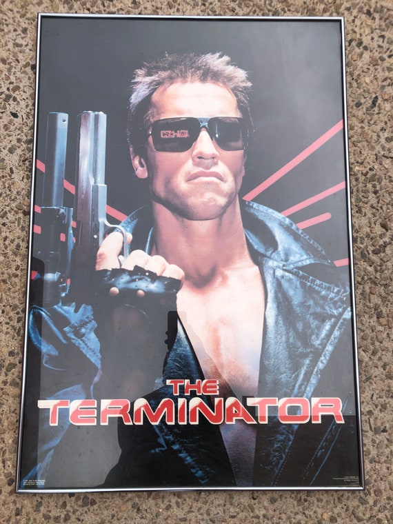 Rare vtg Terminator 1984 Original Movie Poster Rolled | Etsy