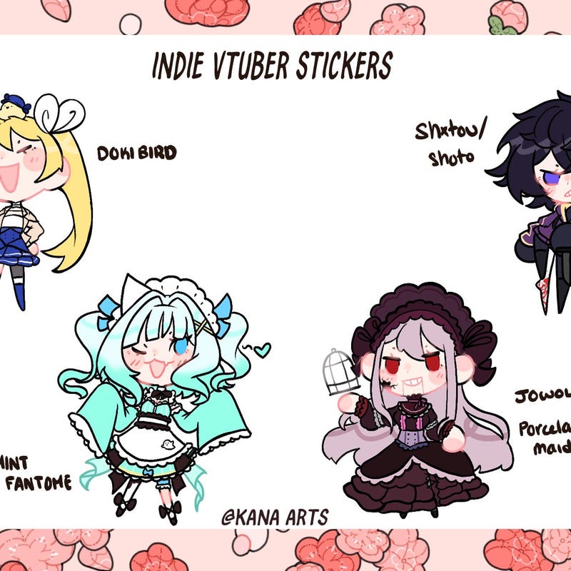 Indie Stickers - Etsy