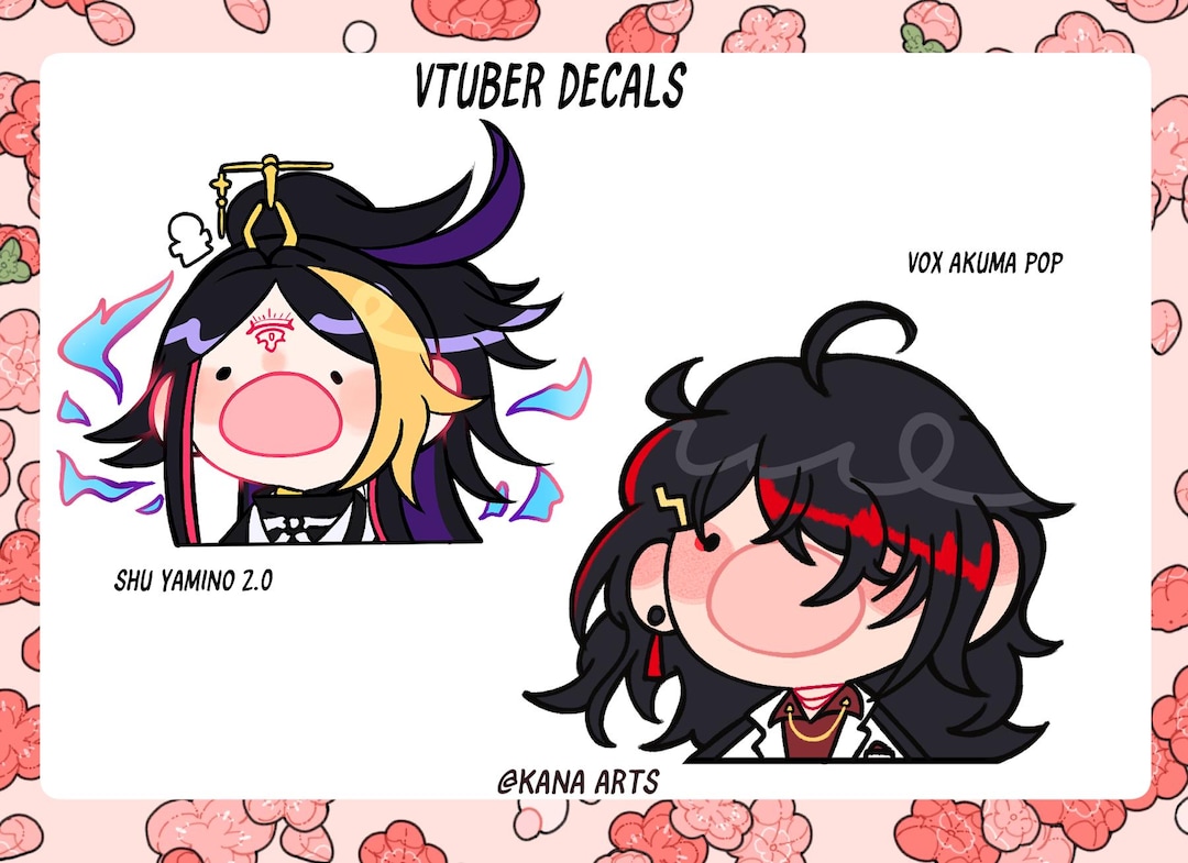 Vtuber Car Decals - Etsy