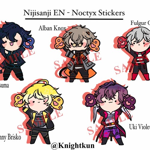 Vtuber Nijisanji EN Stickers - Etsy