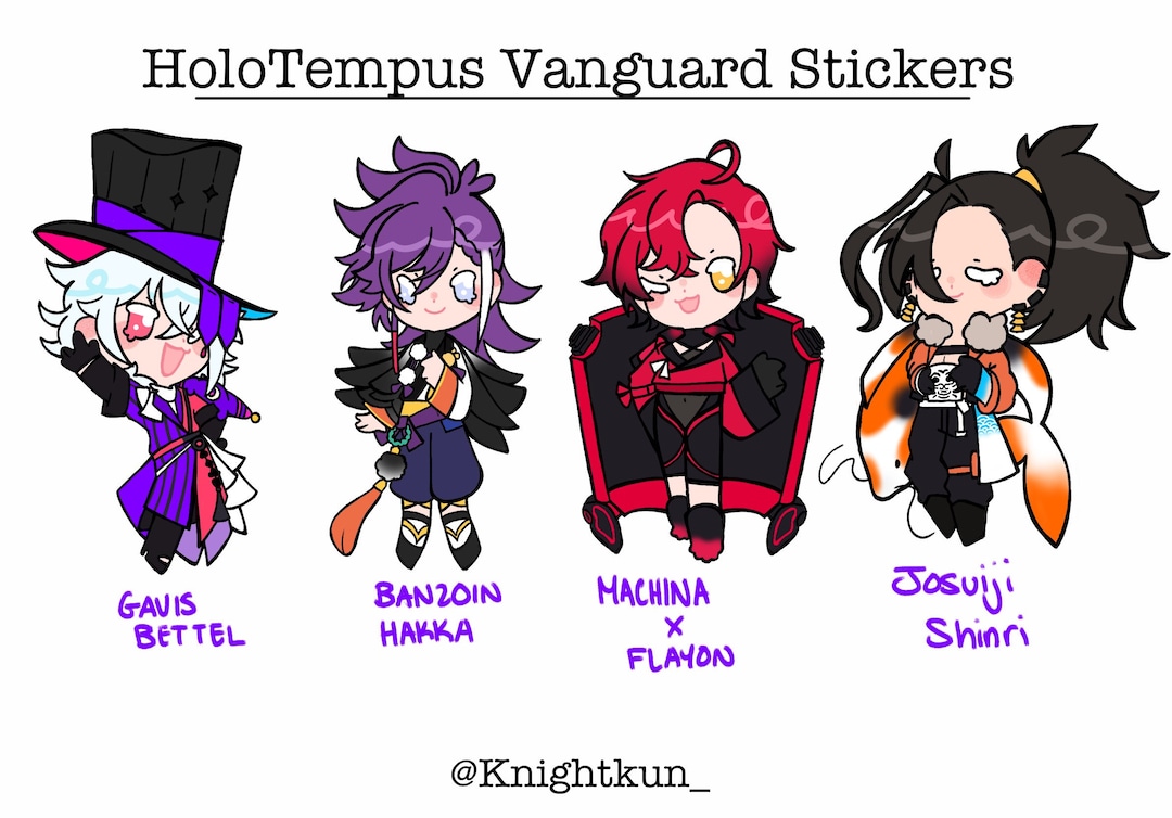Holotempus : Vanguard Stickers - Etsy