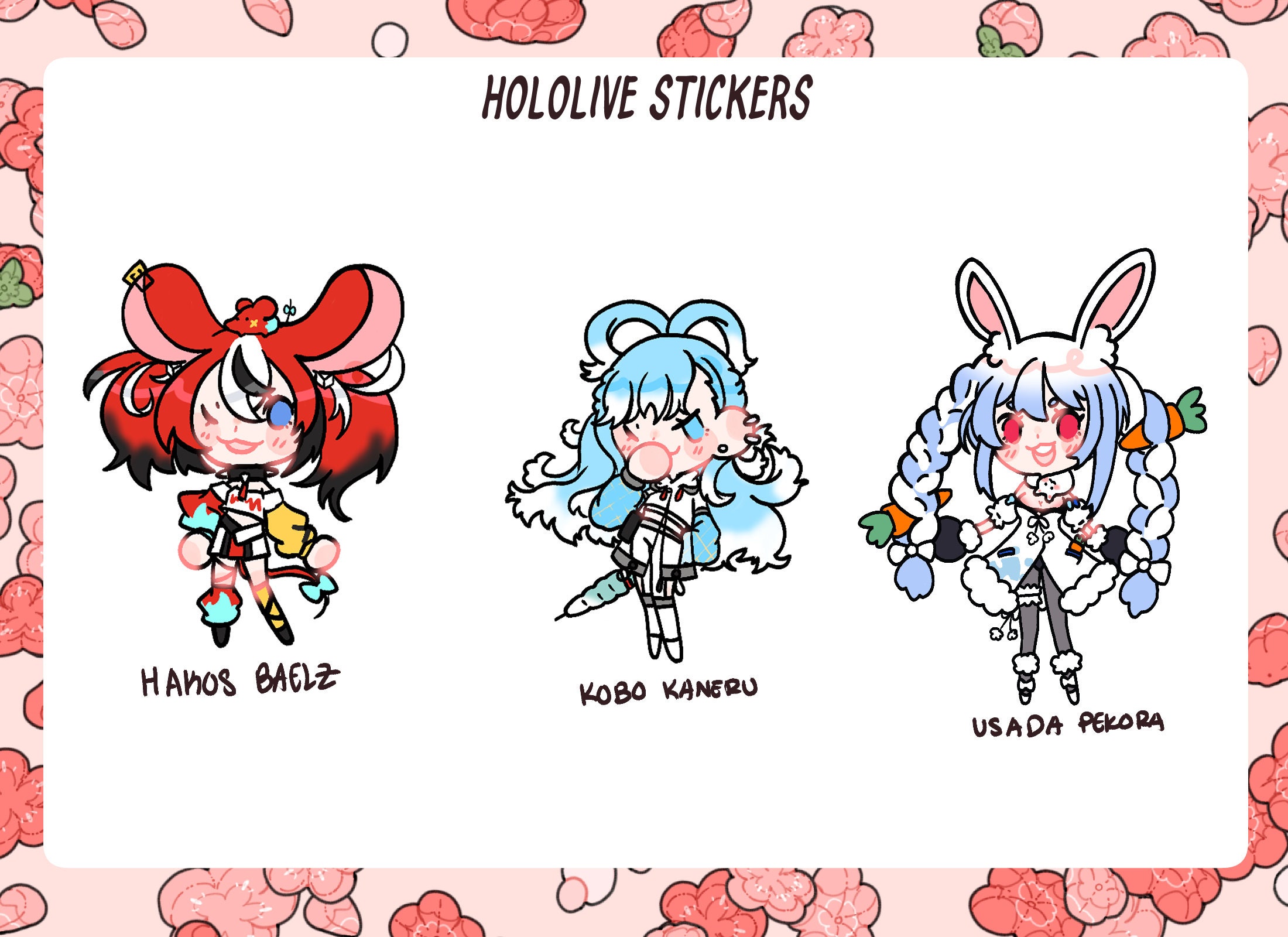 Hololive Stickers - Etsy