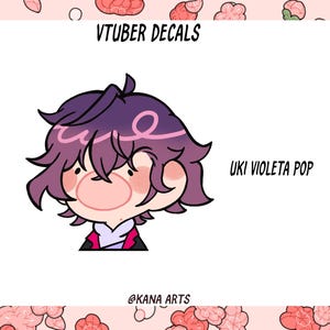 Vtuber Car Decals - Etsy