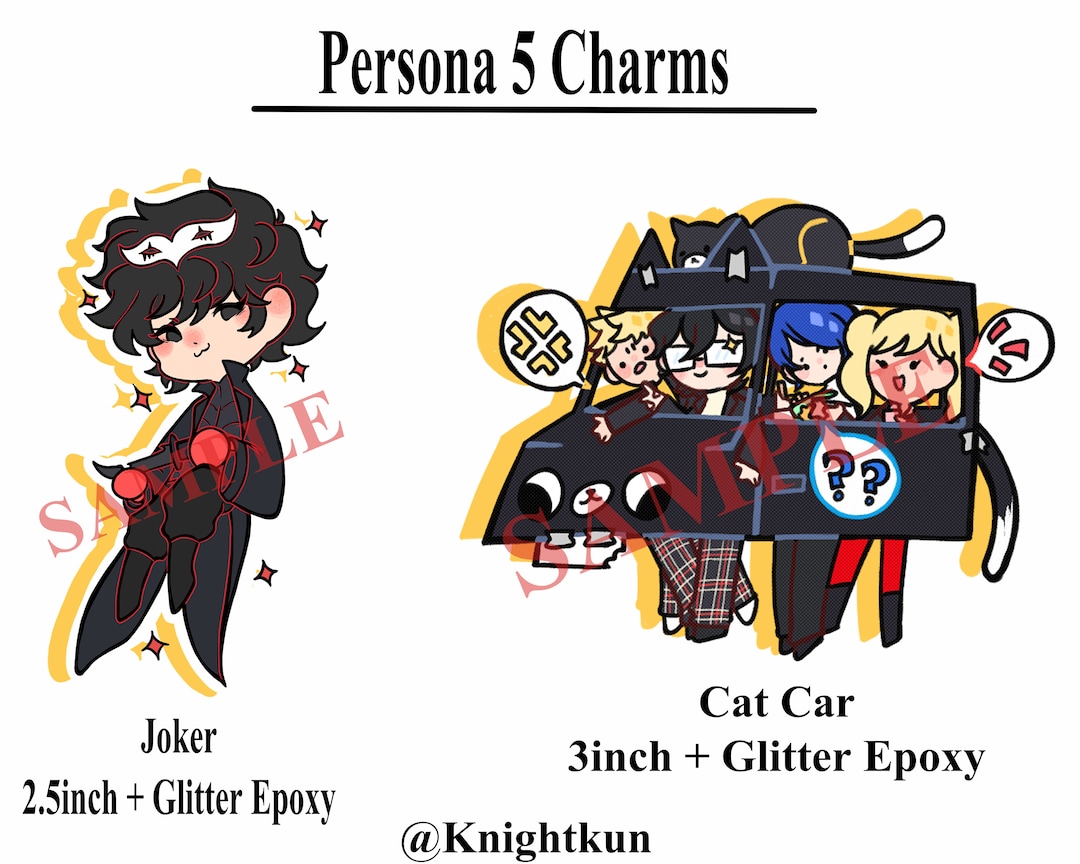 Persona 5 Charms - Etsy