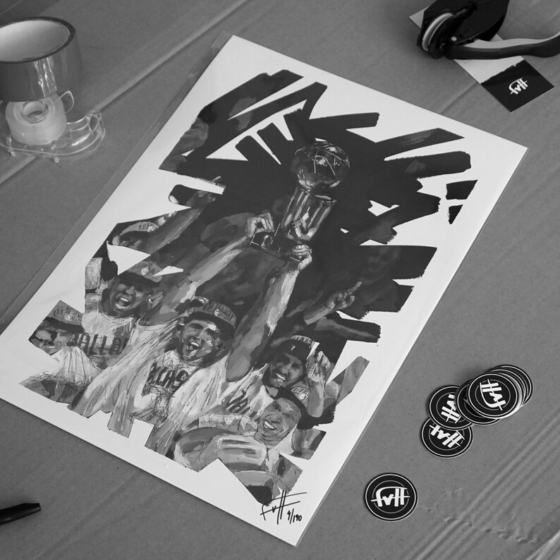 Dirk Nowitzki Art Print, Limited Edition Basketball Poster, NBA Art ...