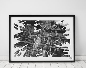 Julius Erving Art Print - Etsy