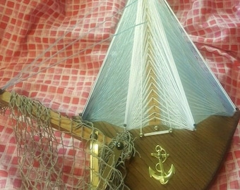 Ship Boat String Art - Etsy