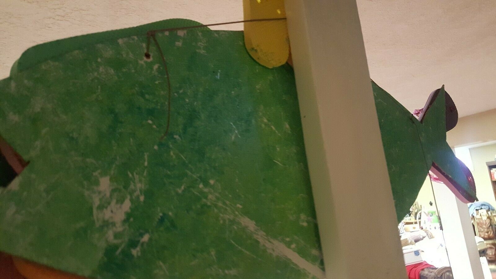 Large Hand Crafted Flip Flop Fish Wall Hanging Decor Beach Design ...