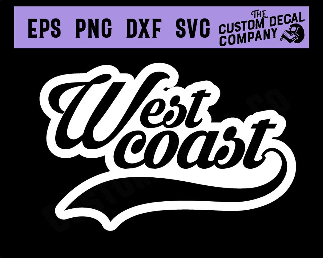 West Coast SVG - Etsy
