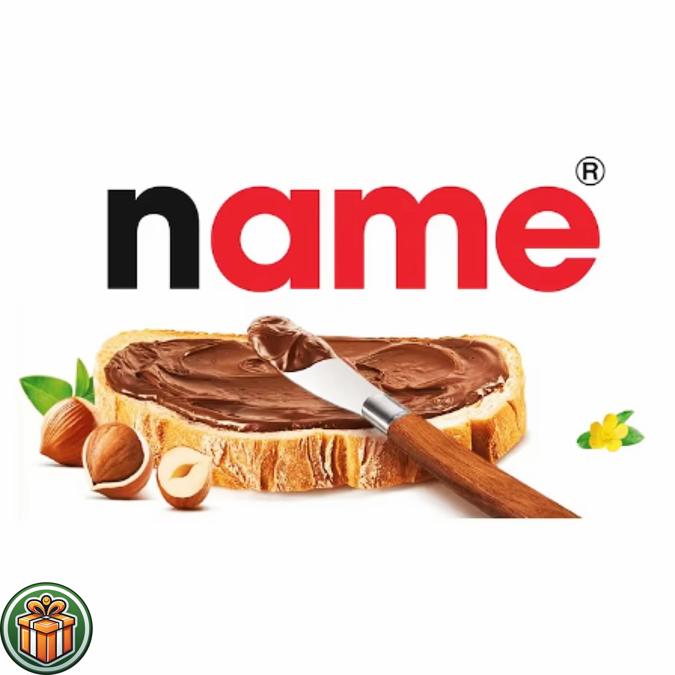 Personalized Nutella Jar Label Custom Chocolate Spread Vinyl Sticker ...