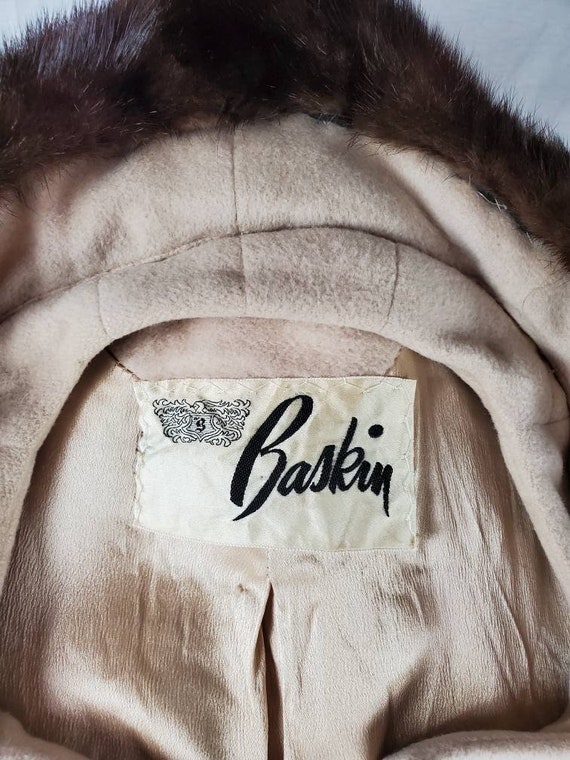 Vintage 50s / 60s Stroock / Baskin Beige Cashmere Coa… - Gem