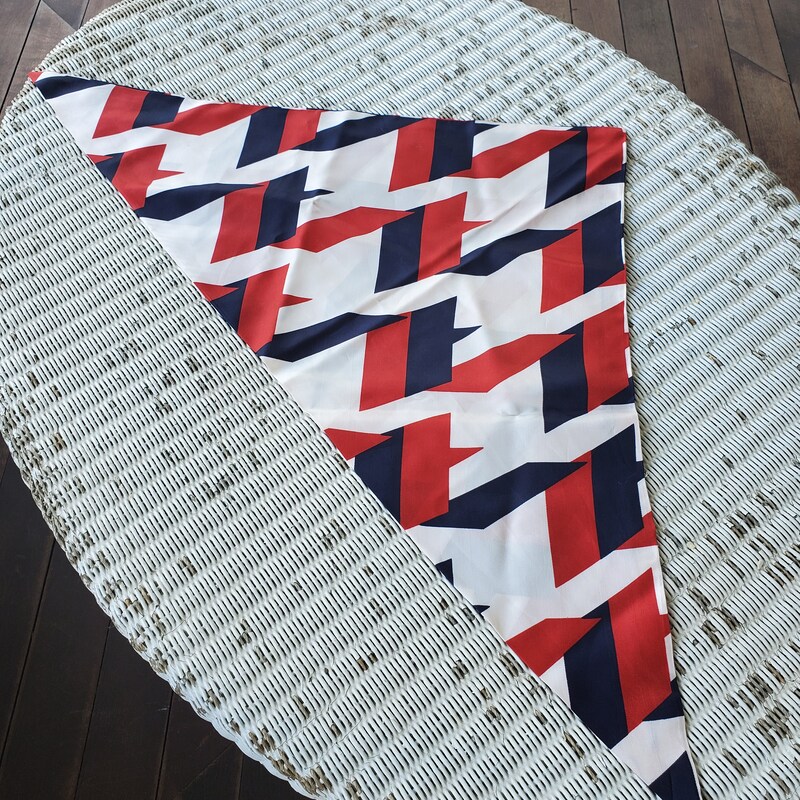Red White Blue Scarf - Etsy