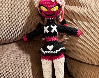 Chibi Verosika Mayday Helluva Boss Inspired Crochet Pattern - Etsy