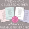 12 Catholic Prayer Cards for Monthly Devotion Traditional Catholic ...