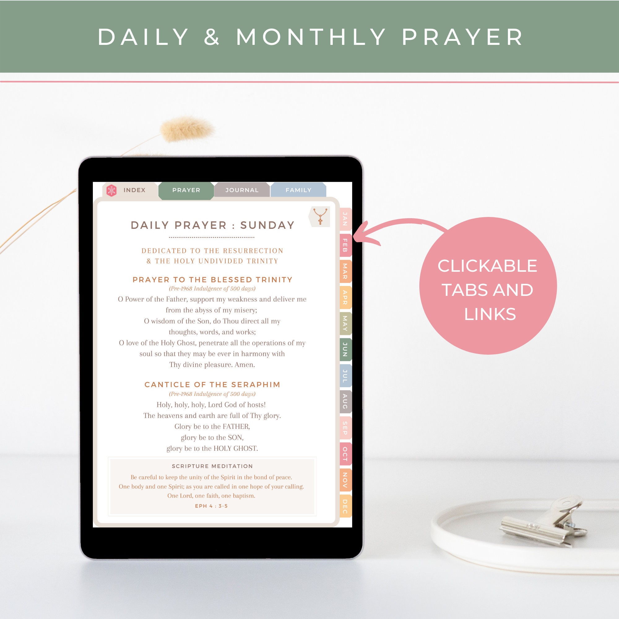 The Ultimate Traditional Catholic Paperless Planner & Journal : Zinnia ...