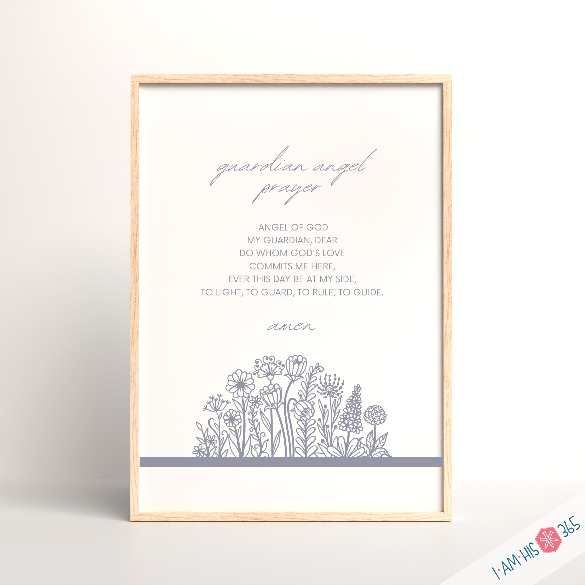 Guardian Angel Prayer Print - Printable Catholic Prayer , Catholic Art ...