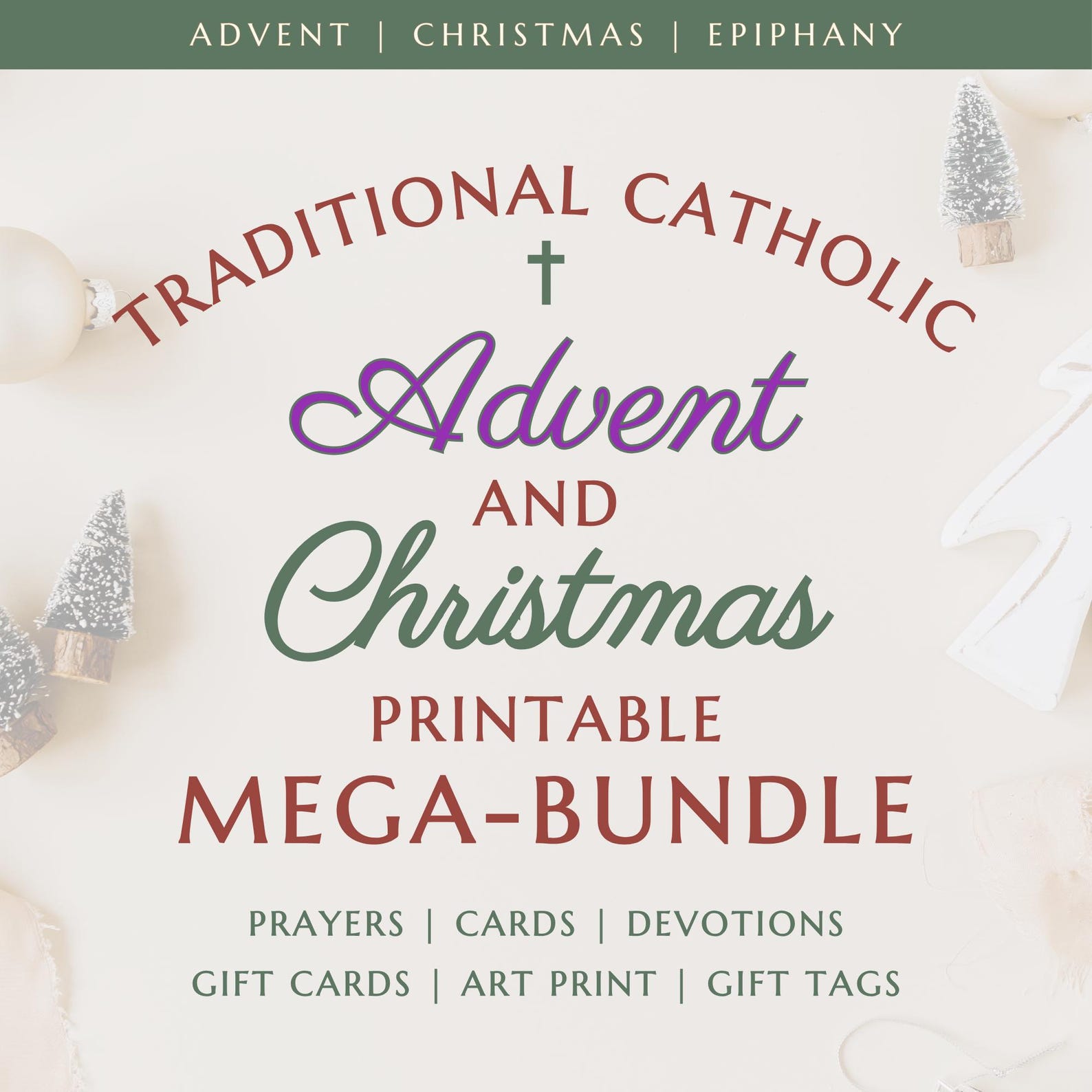 Catholic Advent and Christmas MEGA Bundle | Printable Catholic Prayers ...