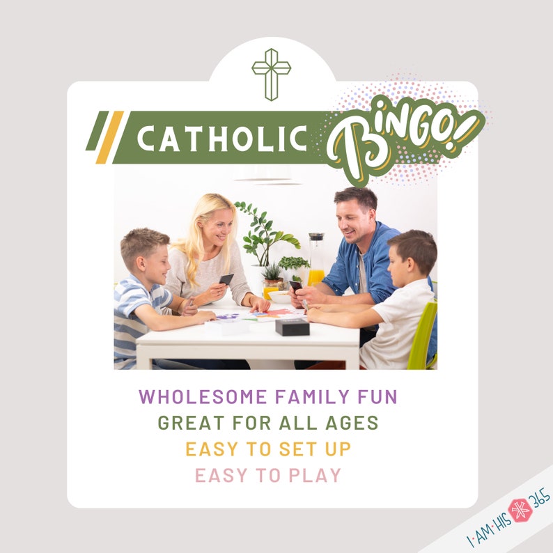 Printable Catholic Bingo | Catholic Game | Catechism Activity ...