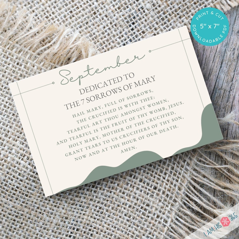 Tarjetas de oración católicas: Devoción mensual, oraciones ...