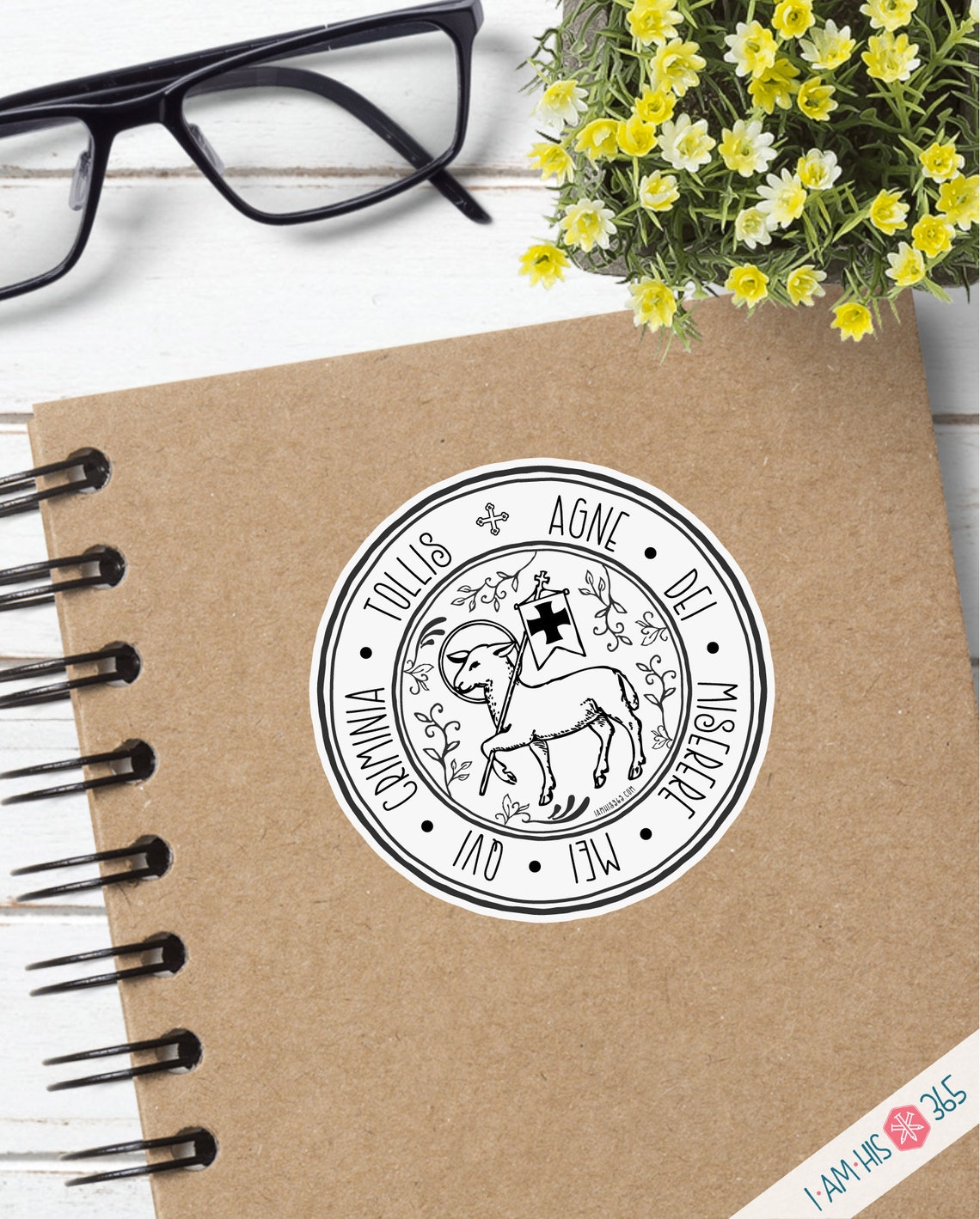 Agnus Dei Catholic Sticker Decal Faith Sticker Laptop - Etsy