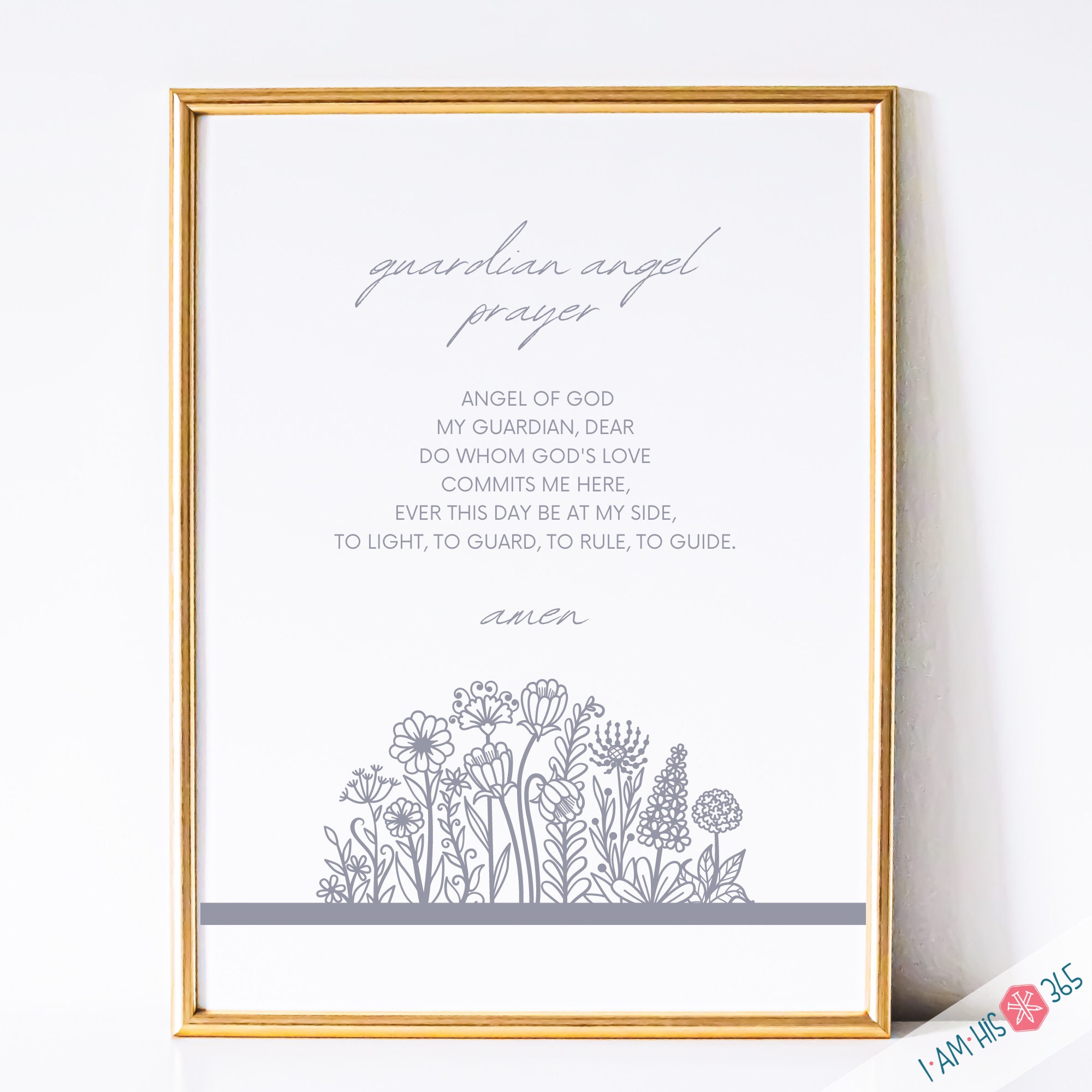 Guardian Angel Prayer Print - Printable Catholic Prayer , Catholic Art ...