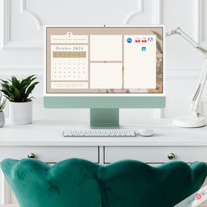 Catholic Desktop Organizer Wallpaper Bundle Floral Desktop Background ...