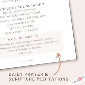 Printable Traditional Catholic Daily Planner & Prayer Packet ...