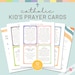 Catholic Children Prayer Cards | Prayers for Children | Printable ...