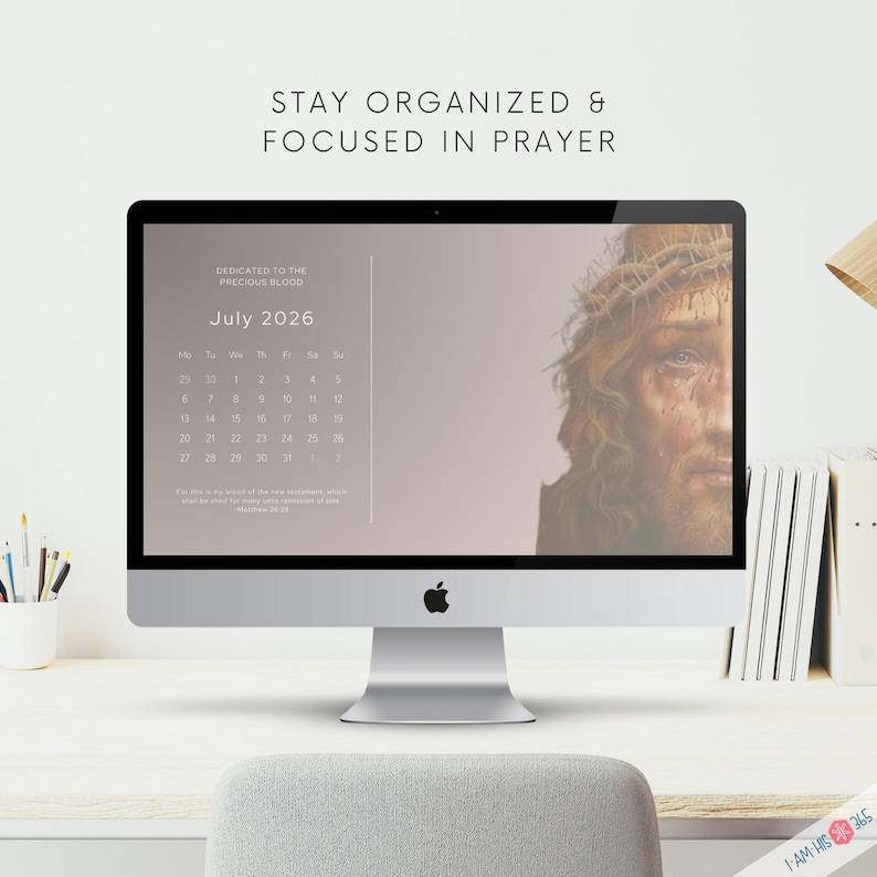 2026 Catholic Desktop Organizer Wallpaper Bundle | Holy Desktop ...