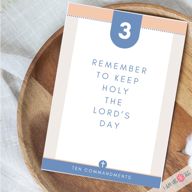 10 Commandments Catholic Catechism Cards: Douay Rheims Bible (digital ...