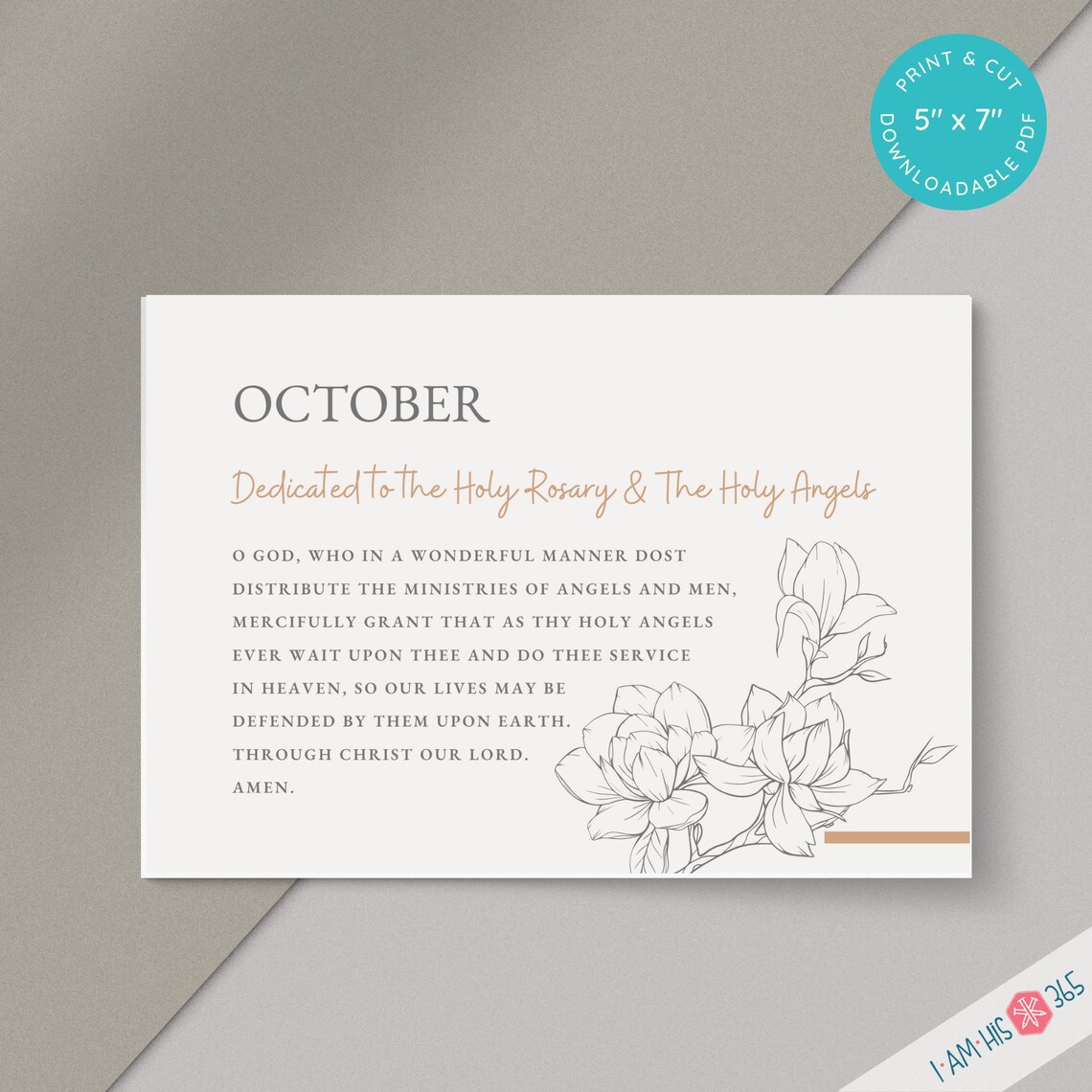 12 Catholic Prayer Cards for Monthly Devotion Traditional Catholic ...