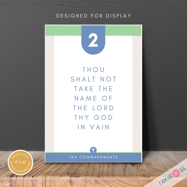 10 Commandments Catholic Catechism Cards: Douay Rheims Bible (digital ...