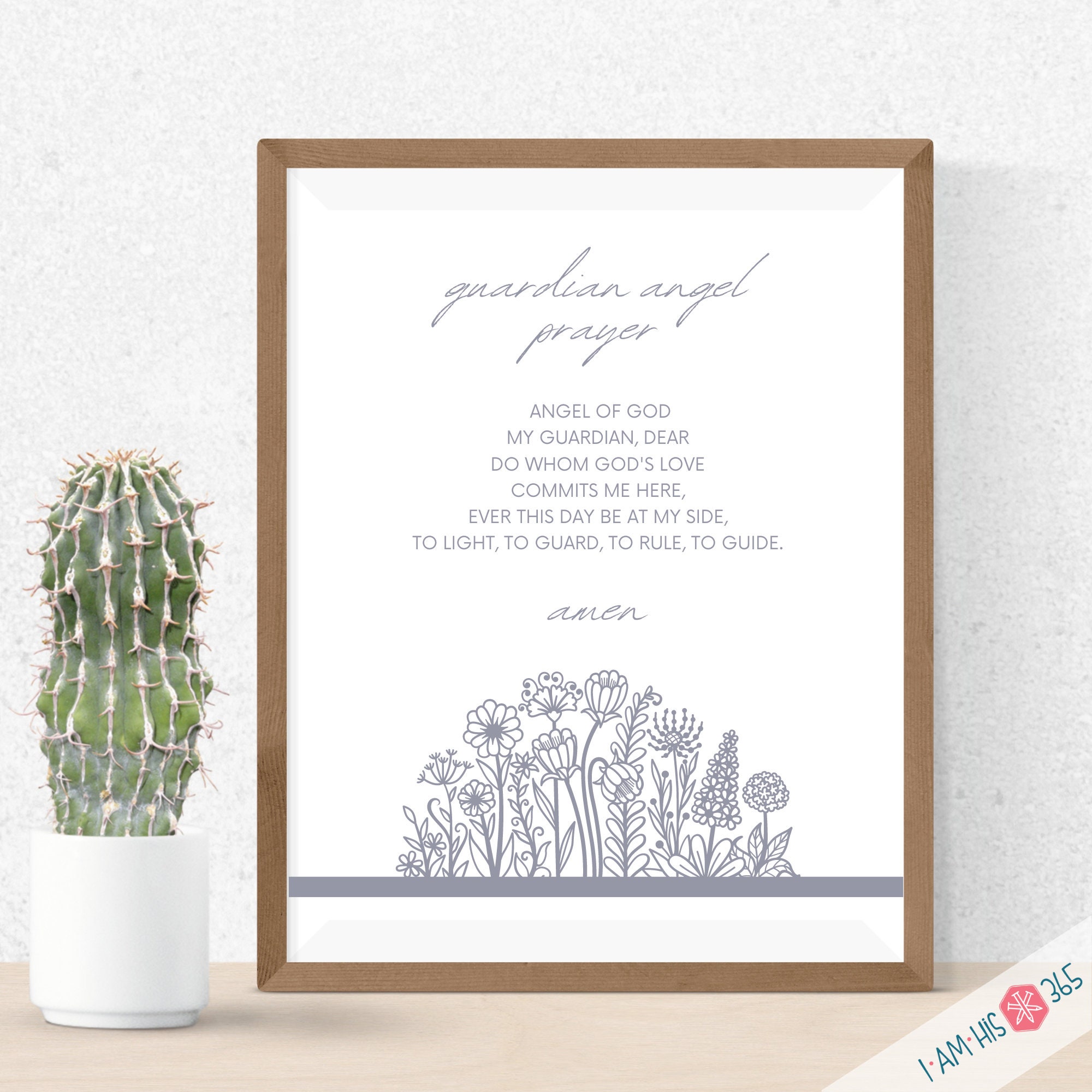 Guardian Angel Prayer Print - Printable Catholic Prayer , Catholic Art ...