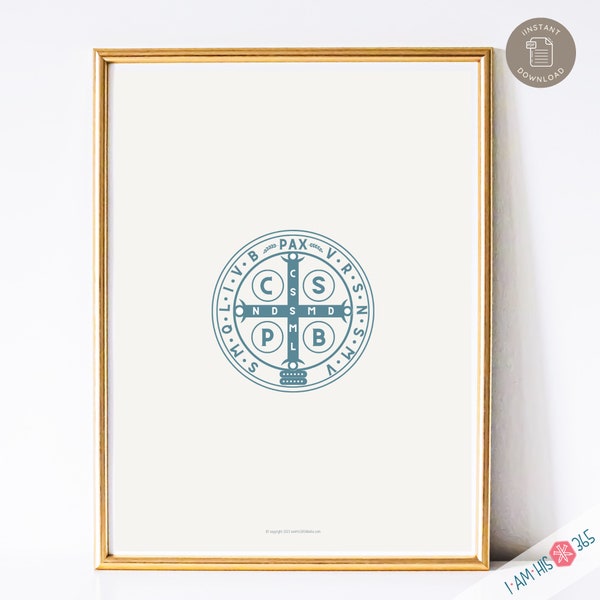 St. Benedict Wall Medal - Etsy