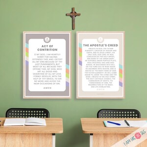 12 Printable Catholic Prayer Posters | Homeschool Decor | Our Father ...