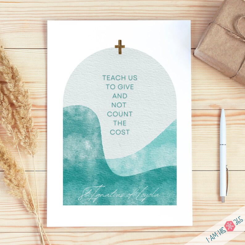 St Ignatius of Loyola Quote Print: Catholic Wall Art (PDF Digital Print ...