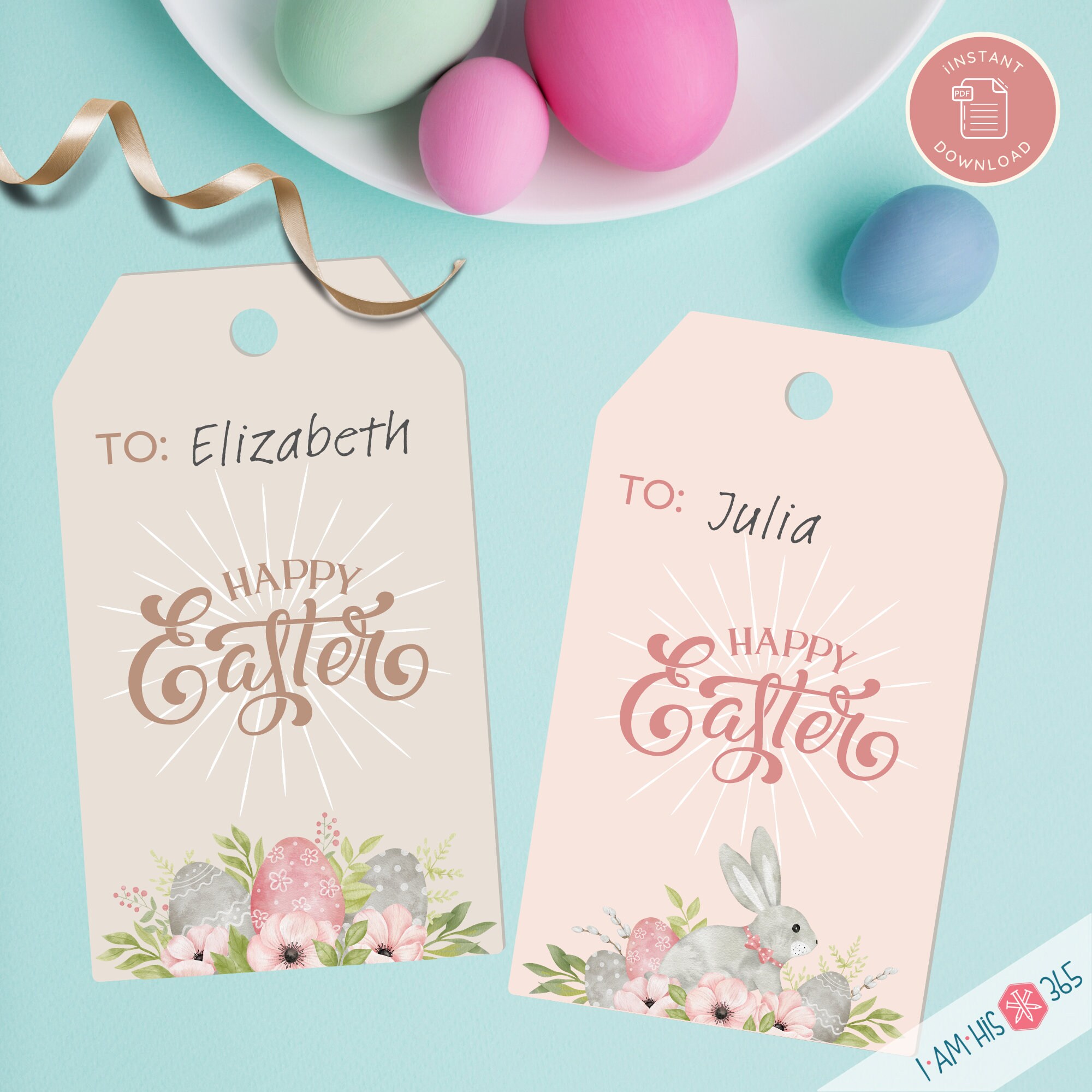 8 Printable Easter Gift Tags Catholic Printable Christian - Etsy