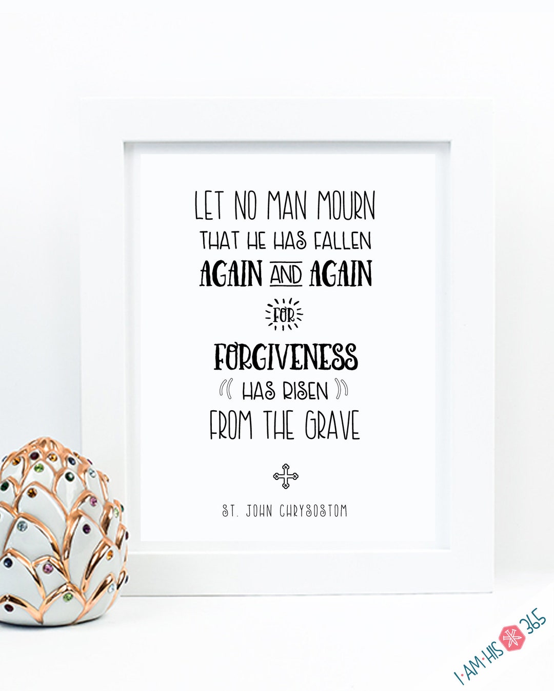 St. John Chrysostom Catholic Saint Art Print - 11x14 Catholic Art Print ...