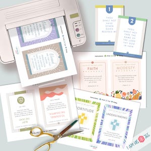 Printable Catholic Catechism Cards Mega-bundle | Works of Mercy | 10 ...