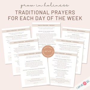 Printable Traditional Catholic Daily Planner & Prayer Packet ...