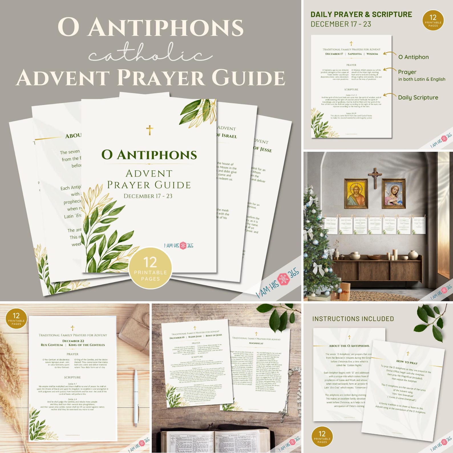 Catholic Advent and Christmas MEGA Bundle | Printable Catholic Prayers ...