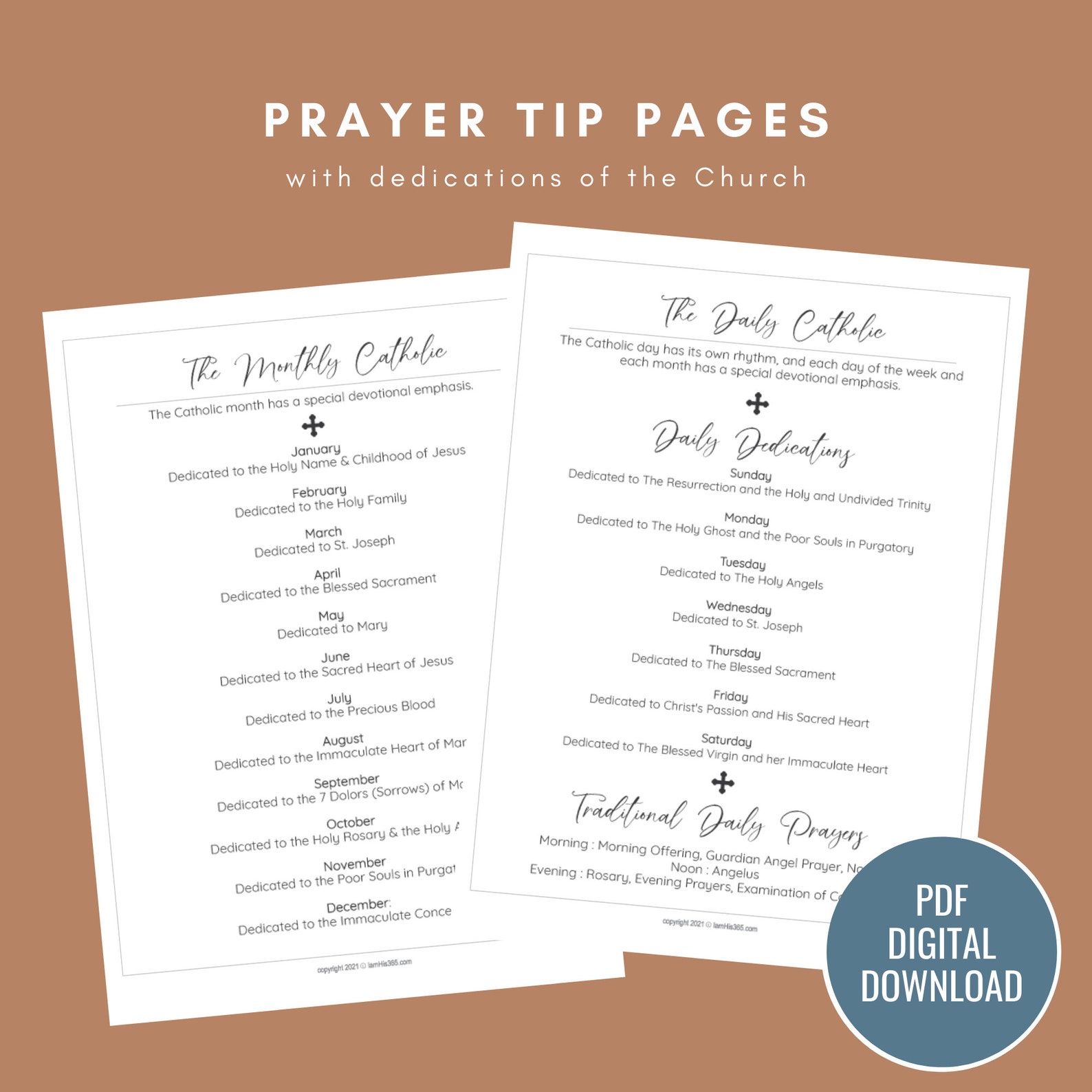 Traditional Catholic Planner Routine System Block Schedule | Etsy