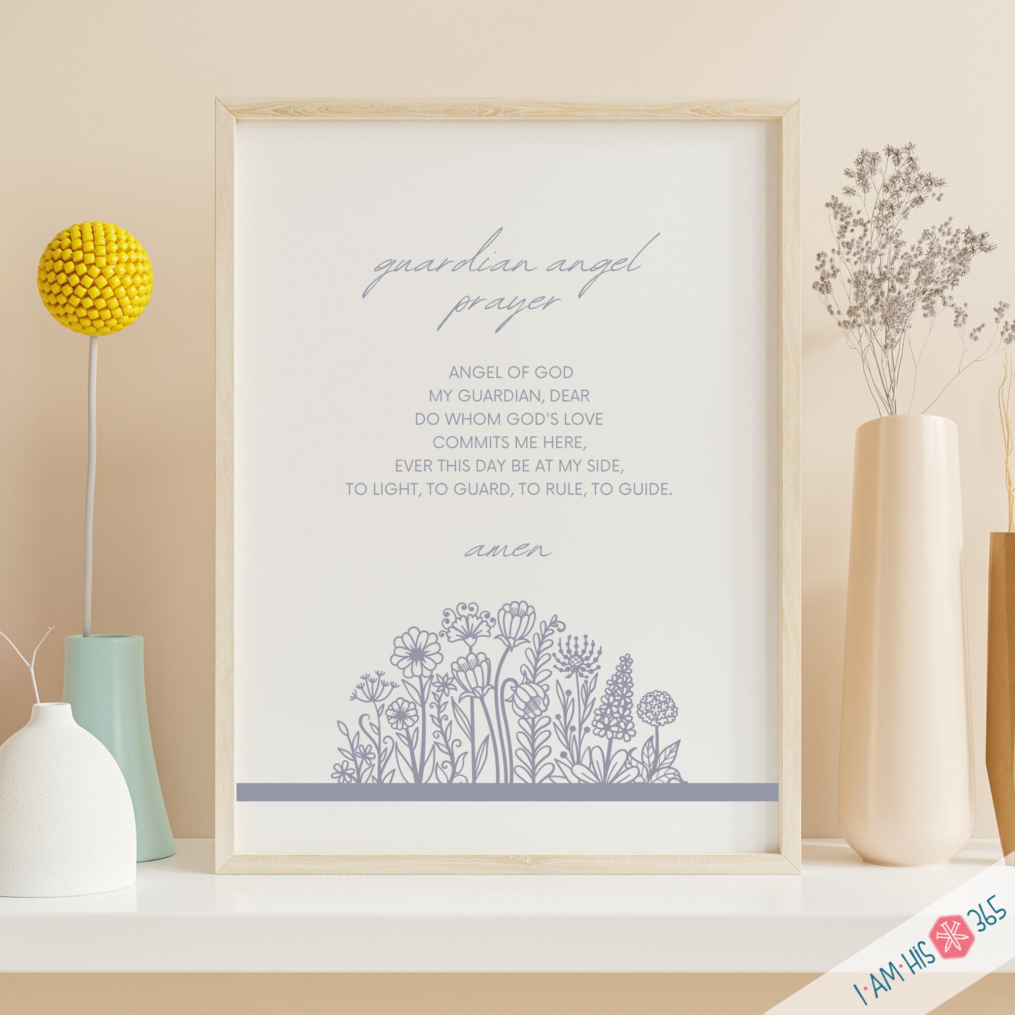 Guardian Angel Prayer Print - Printable Catholic Prayer , Catholic Art ...