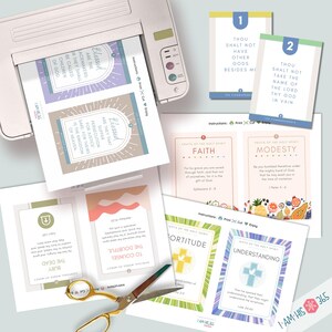 Printable Catechism Cards Catholic Mega-bundle 65 | Works of Mercy | 10 ...