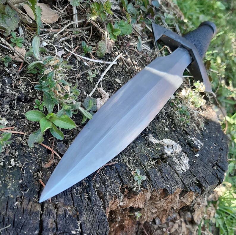 Dagger Double-edged High Carbon Forged Steel Razor Sharp - Etsy